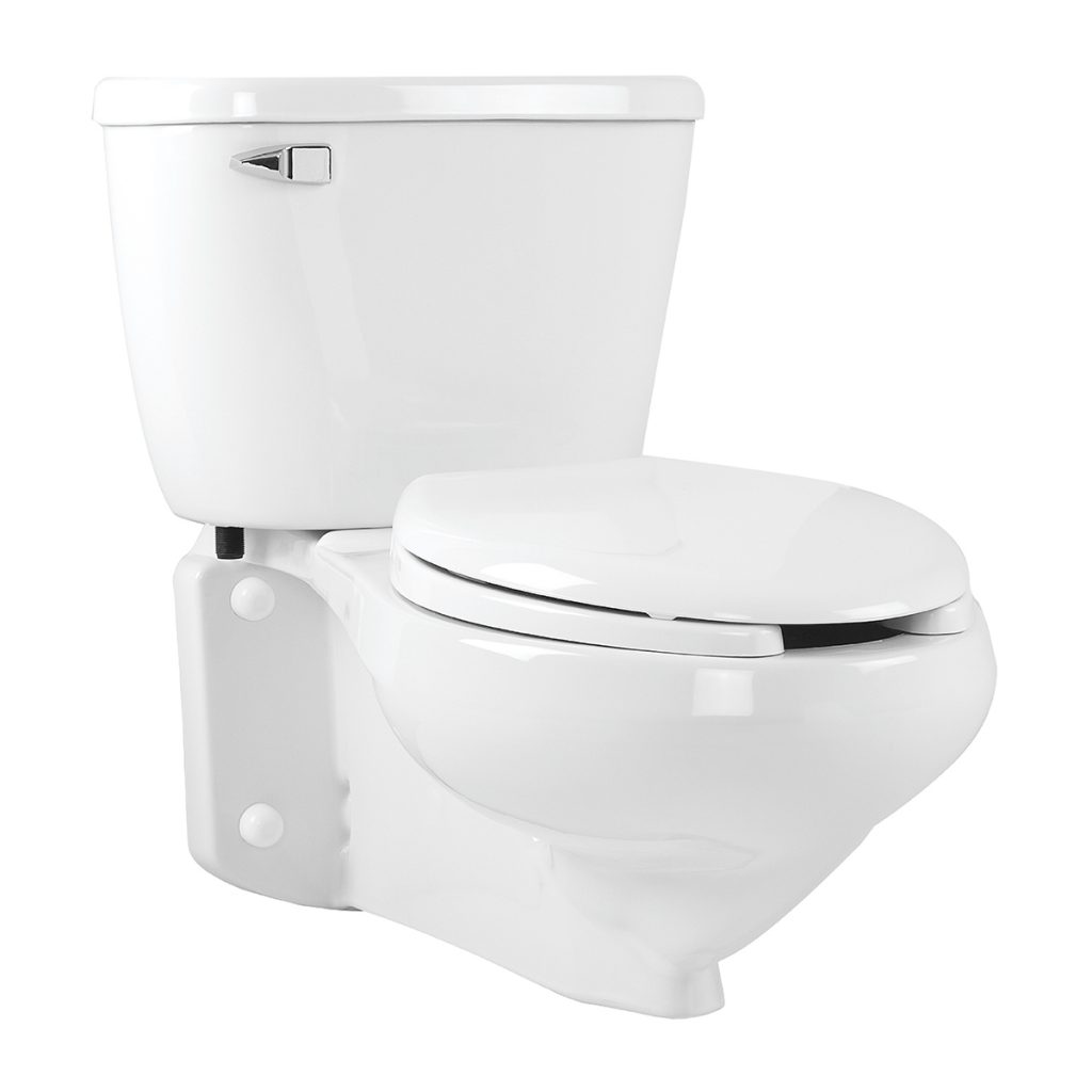 QuantumOne™ 1.0 Elongated Rear-Outlet Wall-Mount Toilet Combination ...